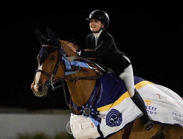 Ingrid Gjelsten med Grand Prix-seier i California: – En stor dag for meg Ingrid Gjelsten med Grand Prix-seier i California: – En stor dag for meg