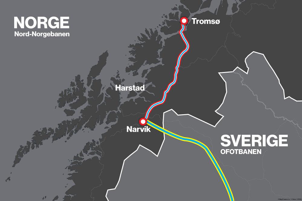 Nord-Norgebanen: Ønsker seg jernbane som går til Sverige - VG Nord-Norgebanen: Ønsker seg jernbane som går til Sverige - VG